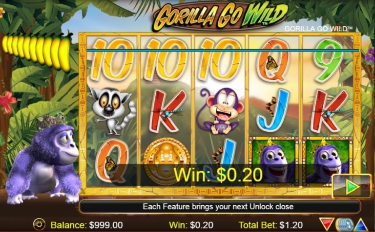 Gorilla Go Wild Slot | Detailed Review | NextGen