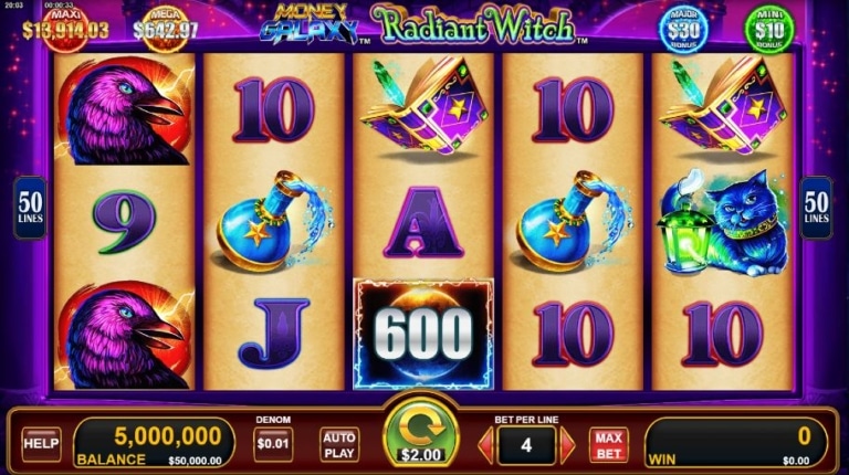 Money Galaxy: Radiant Witch Slot Review | Konami | 2024